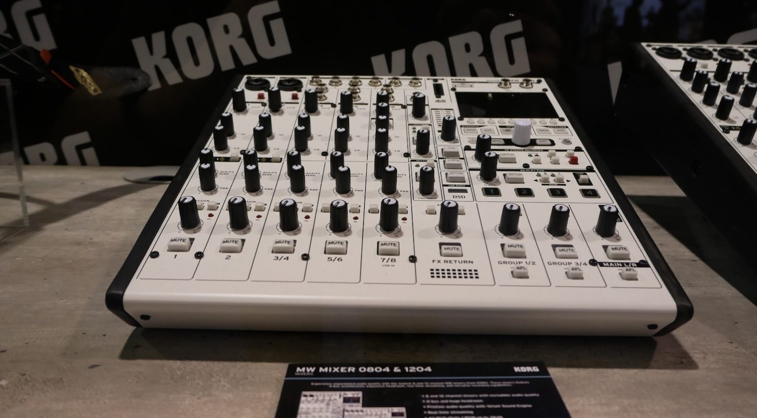 Feast your eyes on the new KORG MW 0804 and 1204 mixers - gearnews.com