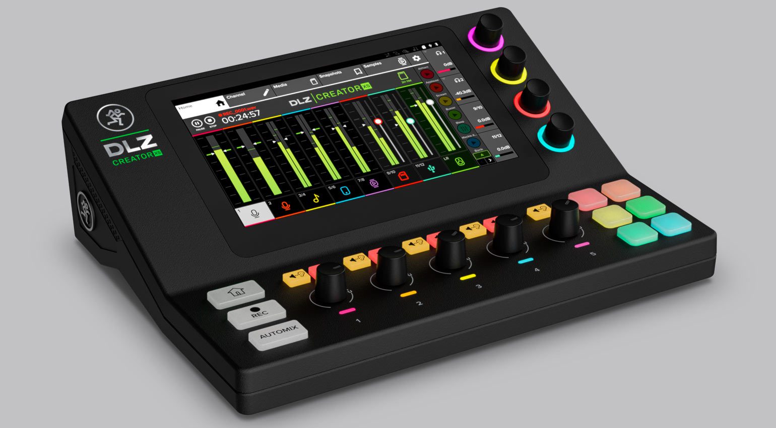 Mackie DLZ-XS, MainStream, MobileMix, ProFXv3+, and ShowBox