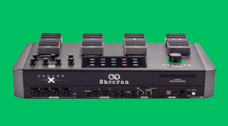 Ed Sheeran Looper Pedals in collaboration with HeadRush