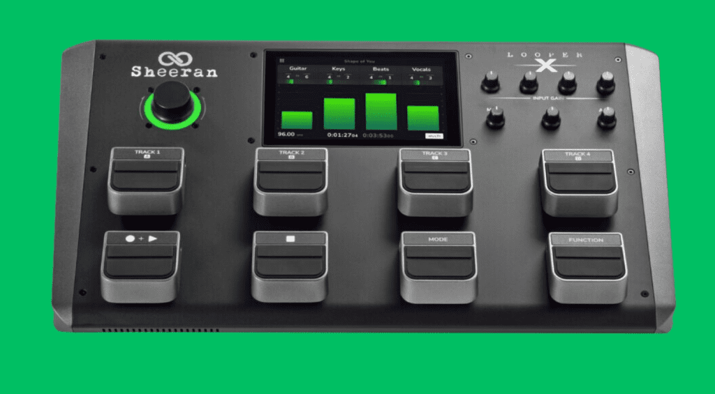 Ed Sheeran Looper Pedals in collaboration with HeadRush