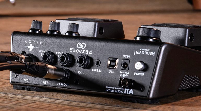 Ed Sheeran Looper Pedals in collaboration with HeadRush