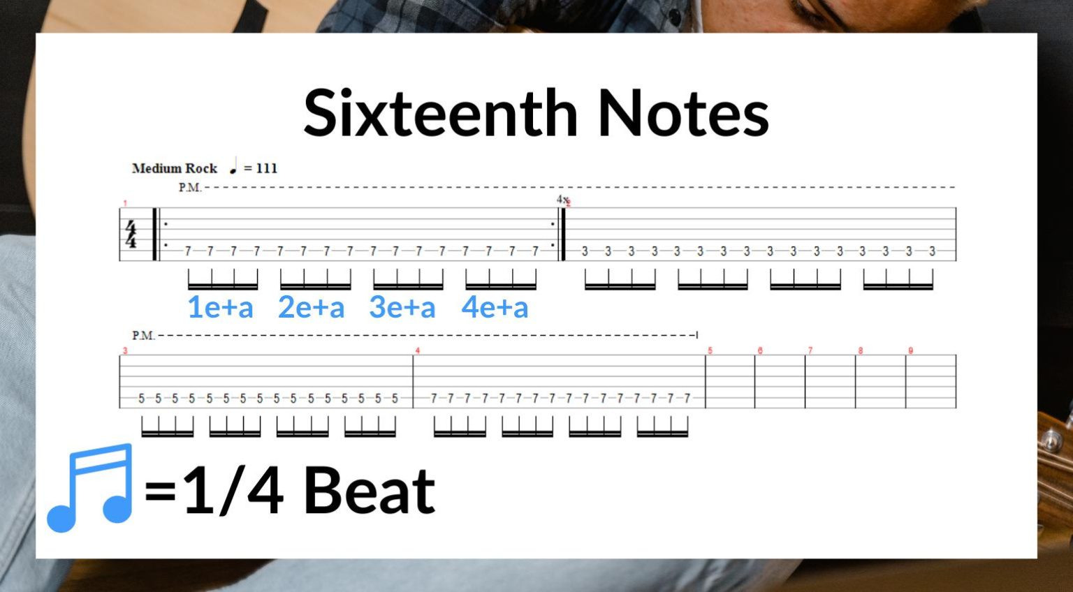 Rhythm Explained: 1/4s and 1/16ths, How Do They Sound?