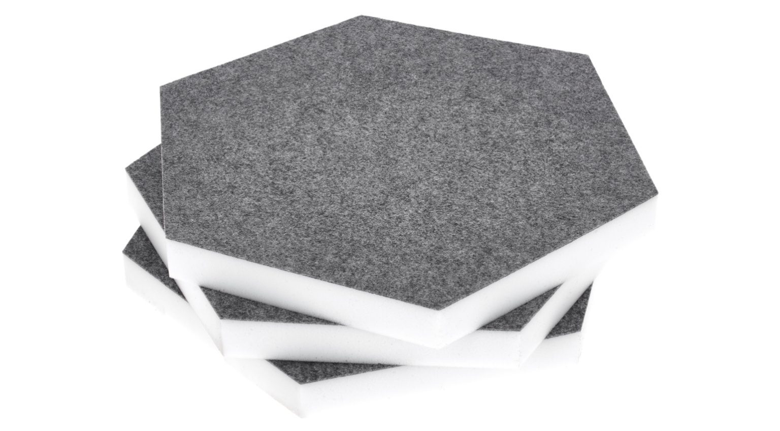 Get the most out of your room with t.akustik Hexagon absorbers ...