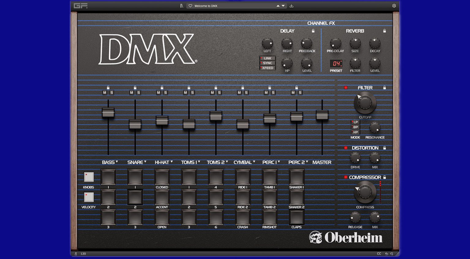 GForce Software Oberheim DMX: A Classic Drum Machine Reborn. Now With ...