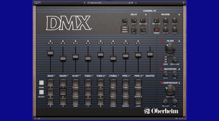 GForce Software Oberheim DMX: A Classic Drum Machine Reborn. Now With ...