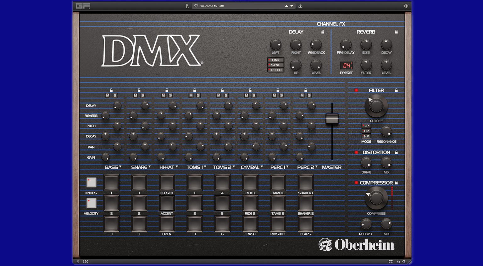 GForce Software Oberheim DMX: A Classic Drum Machine Reborn. Now With ...