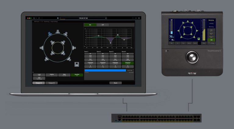 RTW TouchControl 5: Control and Metering for Immersive Mixing