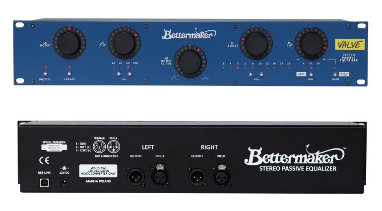 Bettermaker VSPE: A Stereo Pultec EQ with Digital Control - gearnews.com