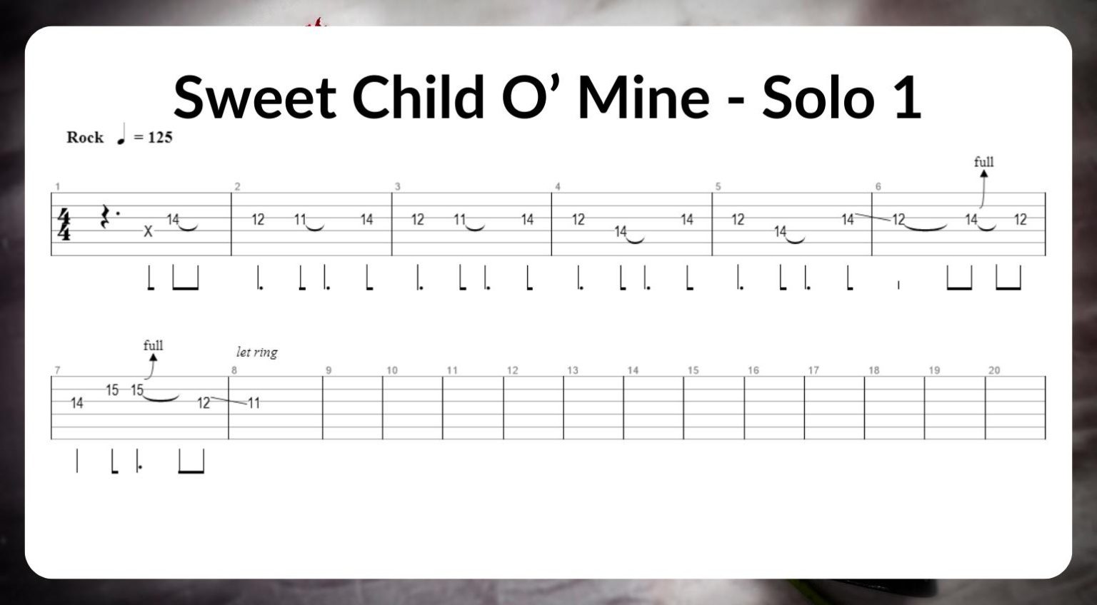 Play Like Slash: “Sweet Child O’ Mine” Guitar Tutorial - gearnews.com