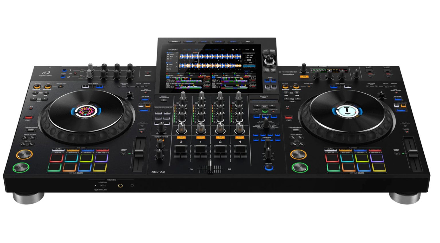 AlphaTheta XDJ-AZ: The New 4-Deck Standalone DJ Controller Is Finally Here - gearnews.com