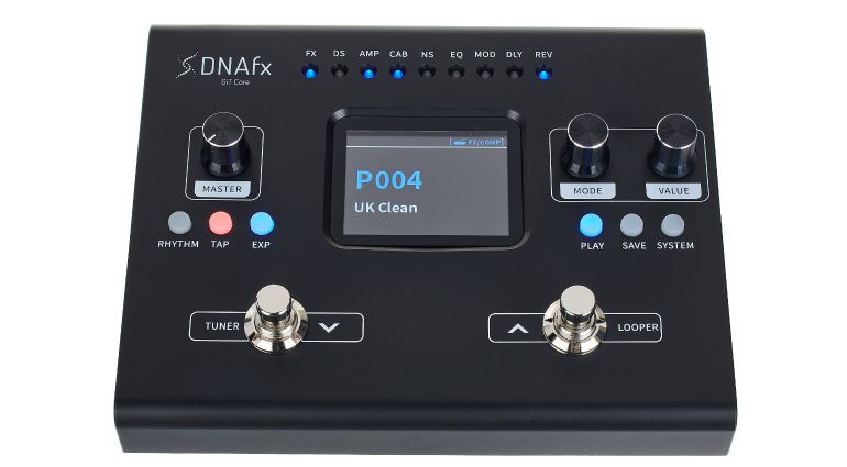 DNAfx GiT Core: Compact Multi-FX pedal from Harley Benton - gearnews.com