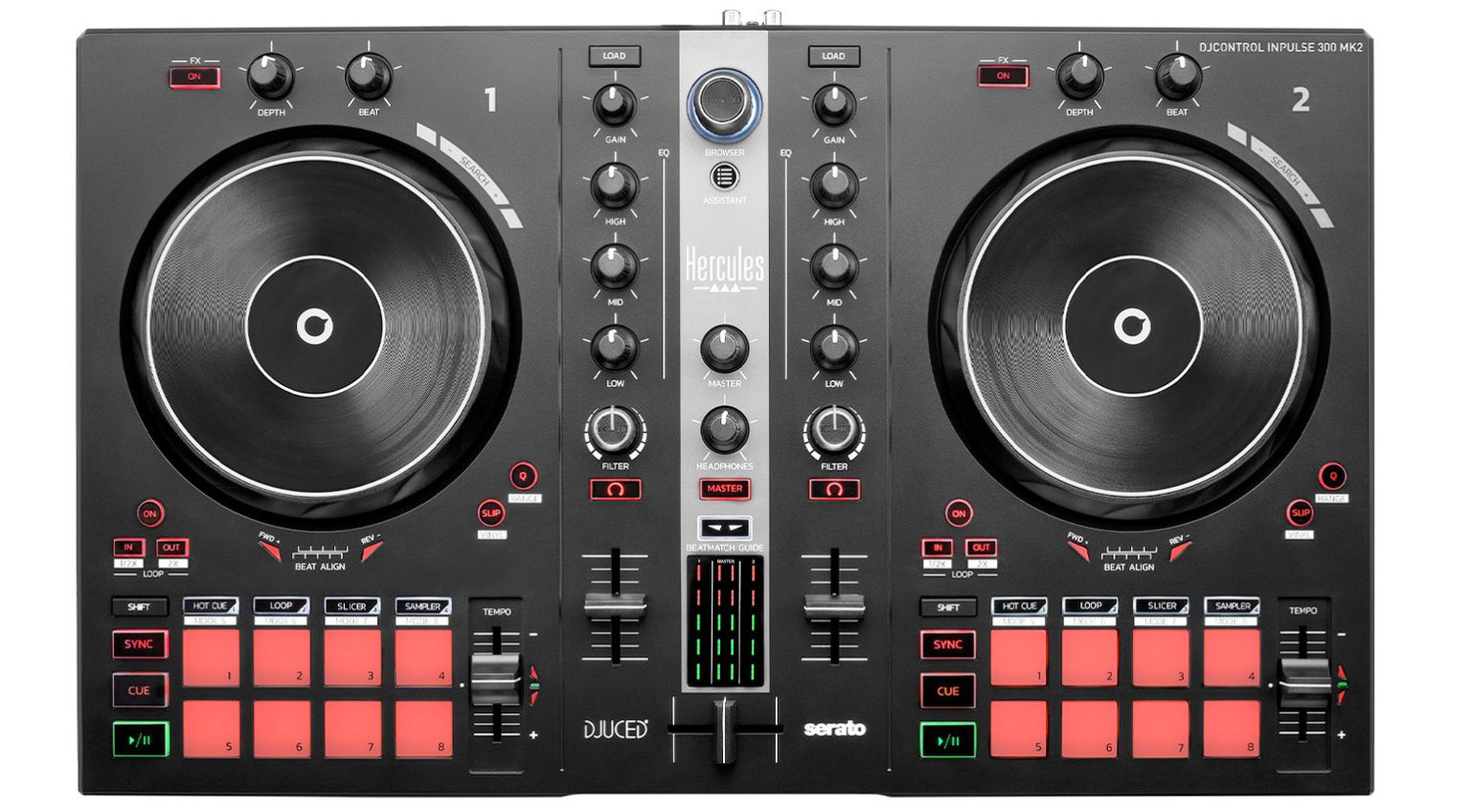 Hercules DJ Essentials Kit Includes DJ Controller, Speakers ...