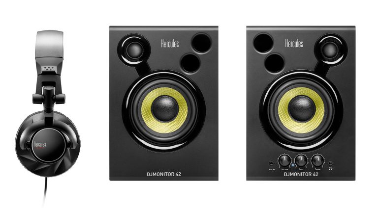 Hercules DJ Essentials Kit Includes DJ Controller, Speakers ...