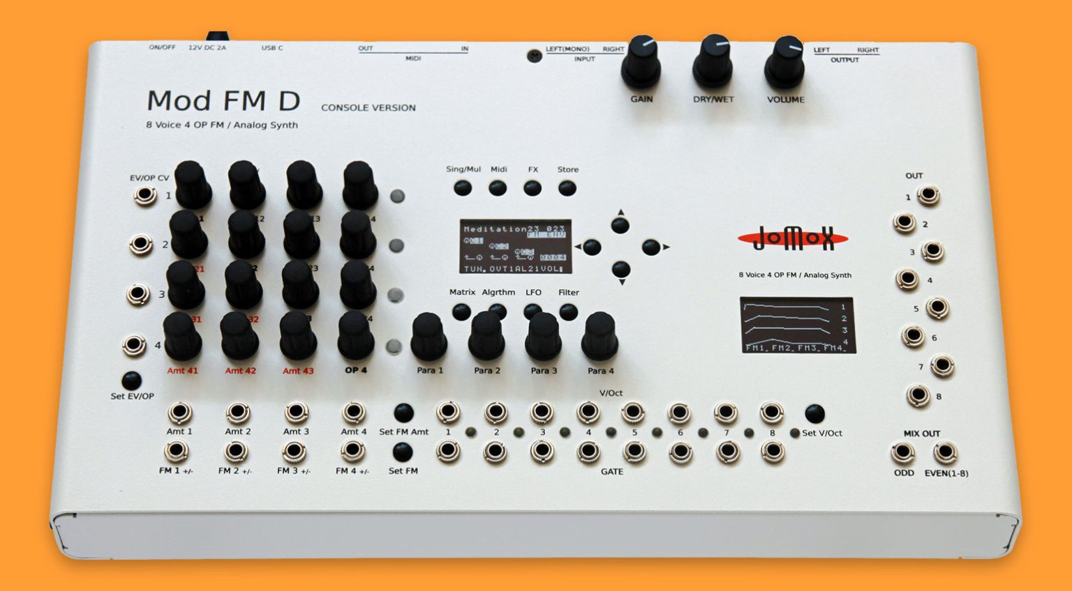 Jomox Mod FM D: 8-Voice FM Synth for your Desktop - gearnews.com