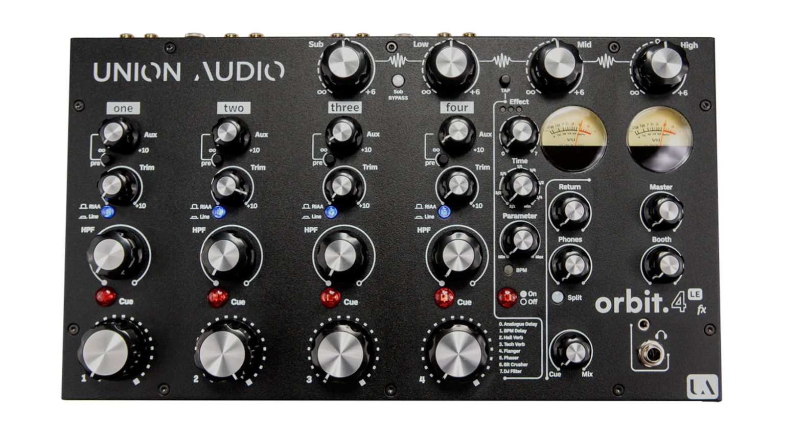Union Audio Orbit LE Rotary DJ Mixers: 4 New Models, 2 with Effects ...