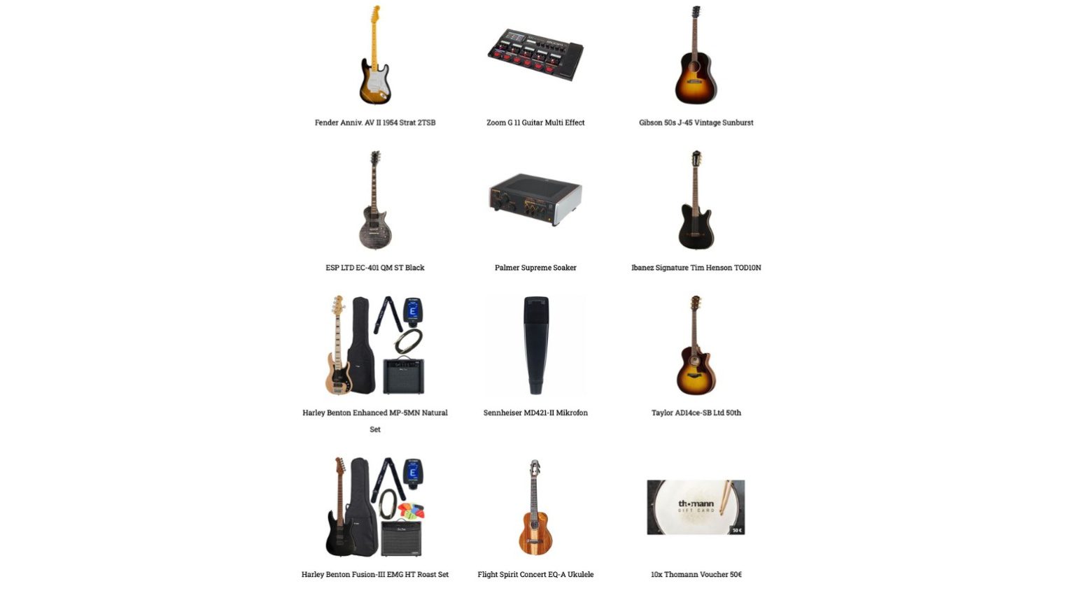 70 years of Thomann competition: win instruments and more for €70,000!
