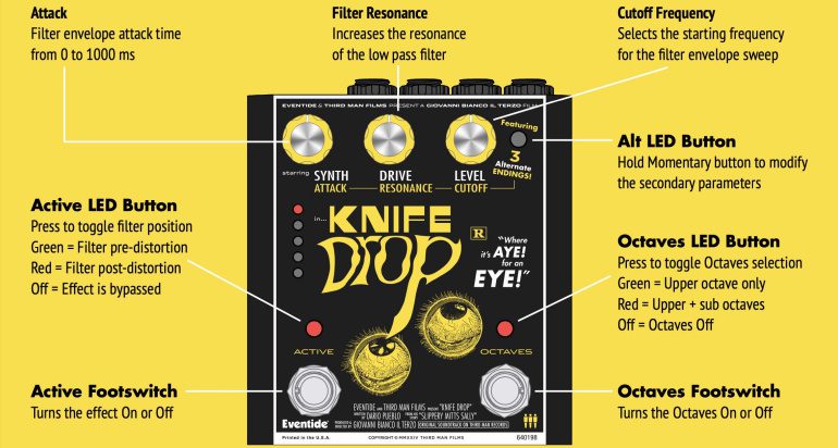 Knife Drop: Jack White Synth Octave Fuzz - gearnews.com