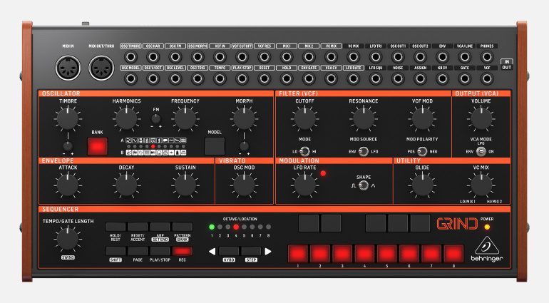Behringer Grind: Brains Meets Crave – Available Now! - gearnews.com