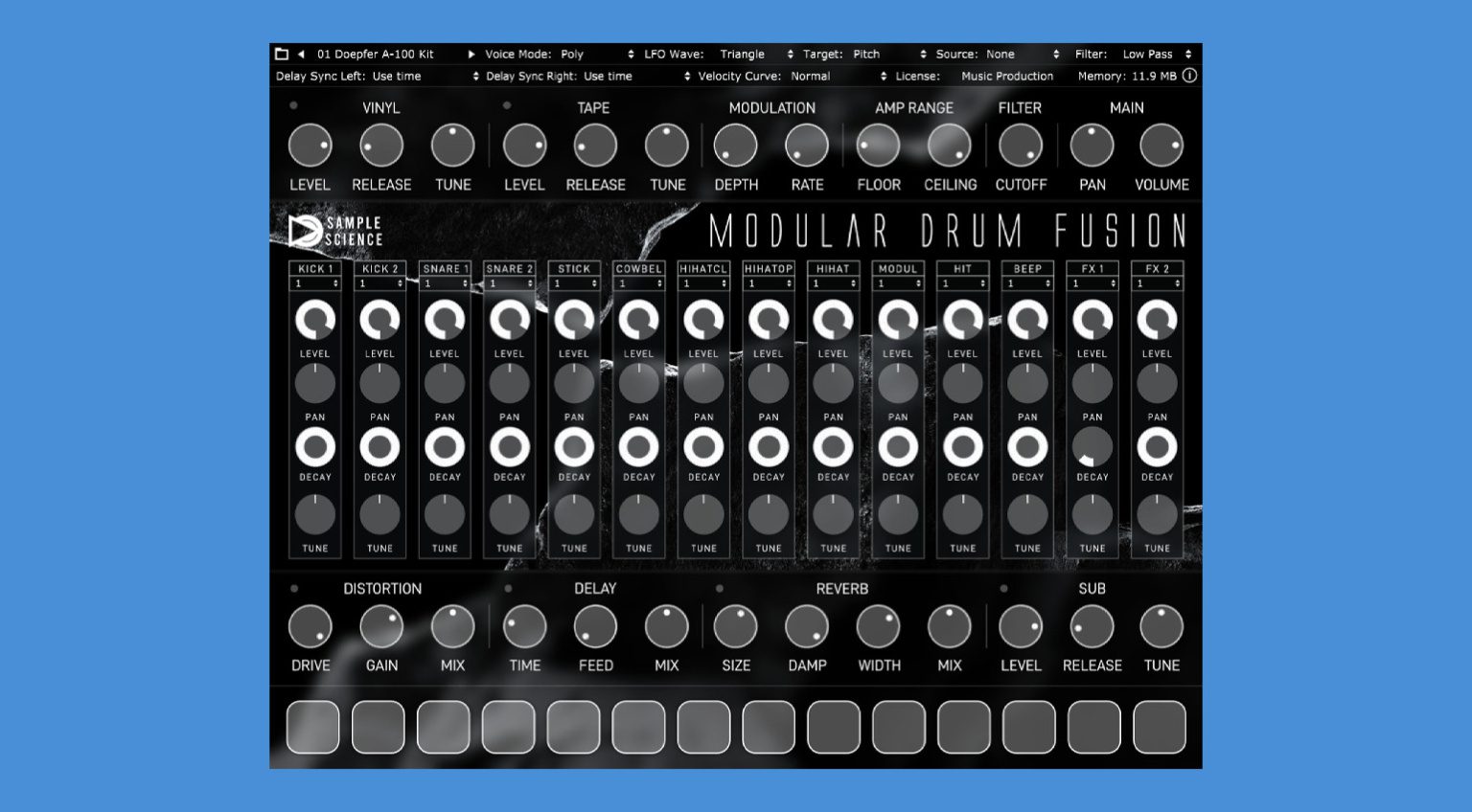 Modular Drum Fusion, Creatools Keys, Love-Fi 4 Lite: Free Plugins
