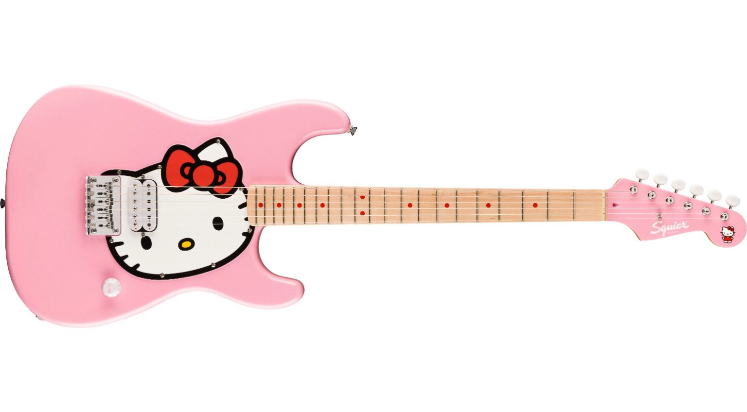 Fender Hello Kitty: Strats, Squiers, and a Fuzz for 50th Anniversary ...