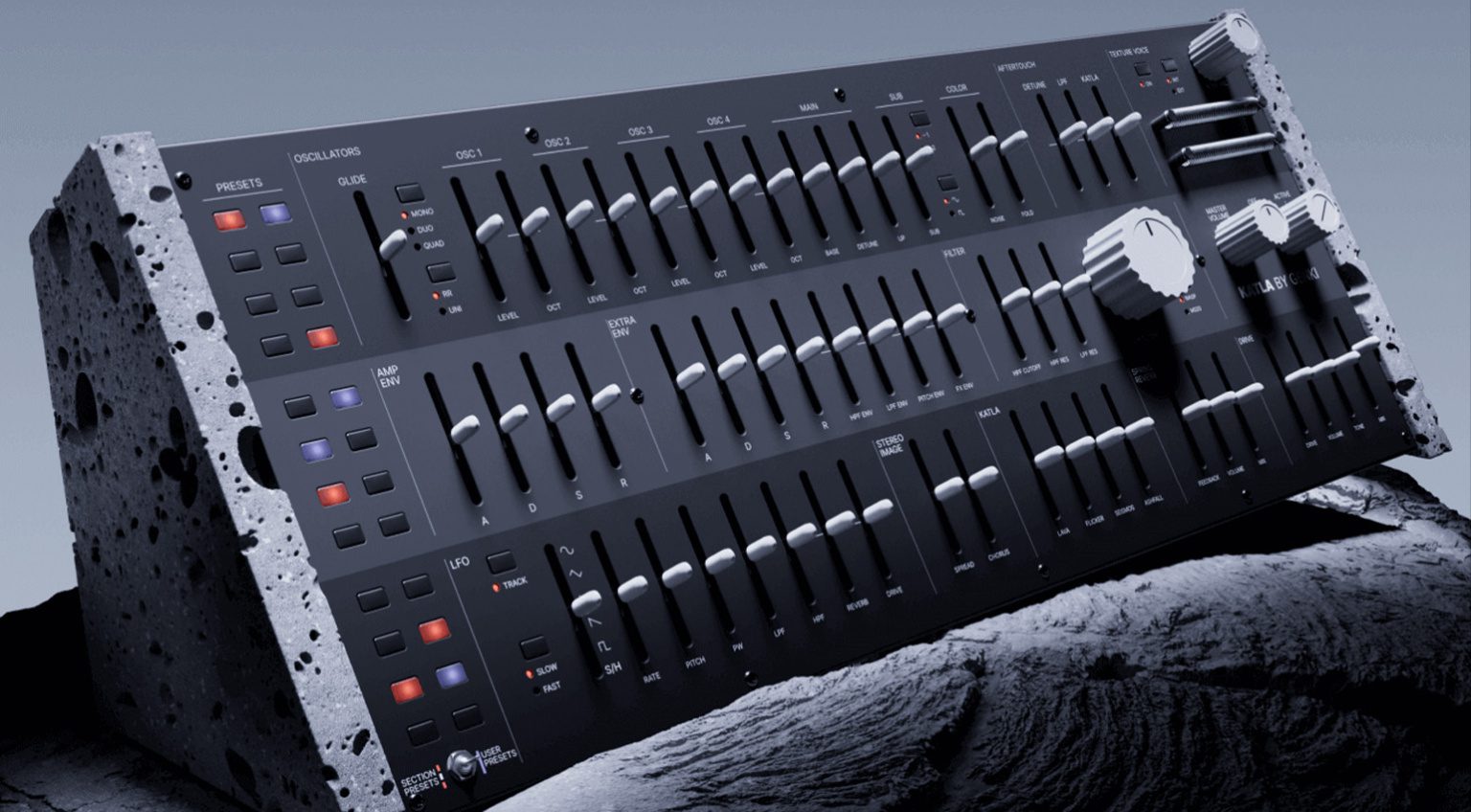 Genki Instruments Katla: Analog Digital Hybrid Polysynth With Surprising Chaotic Parameters ...