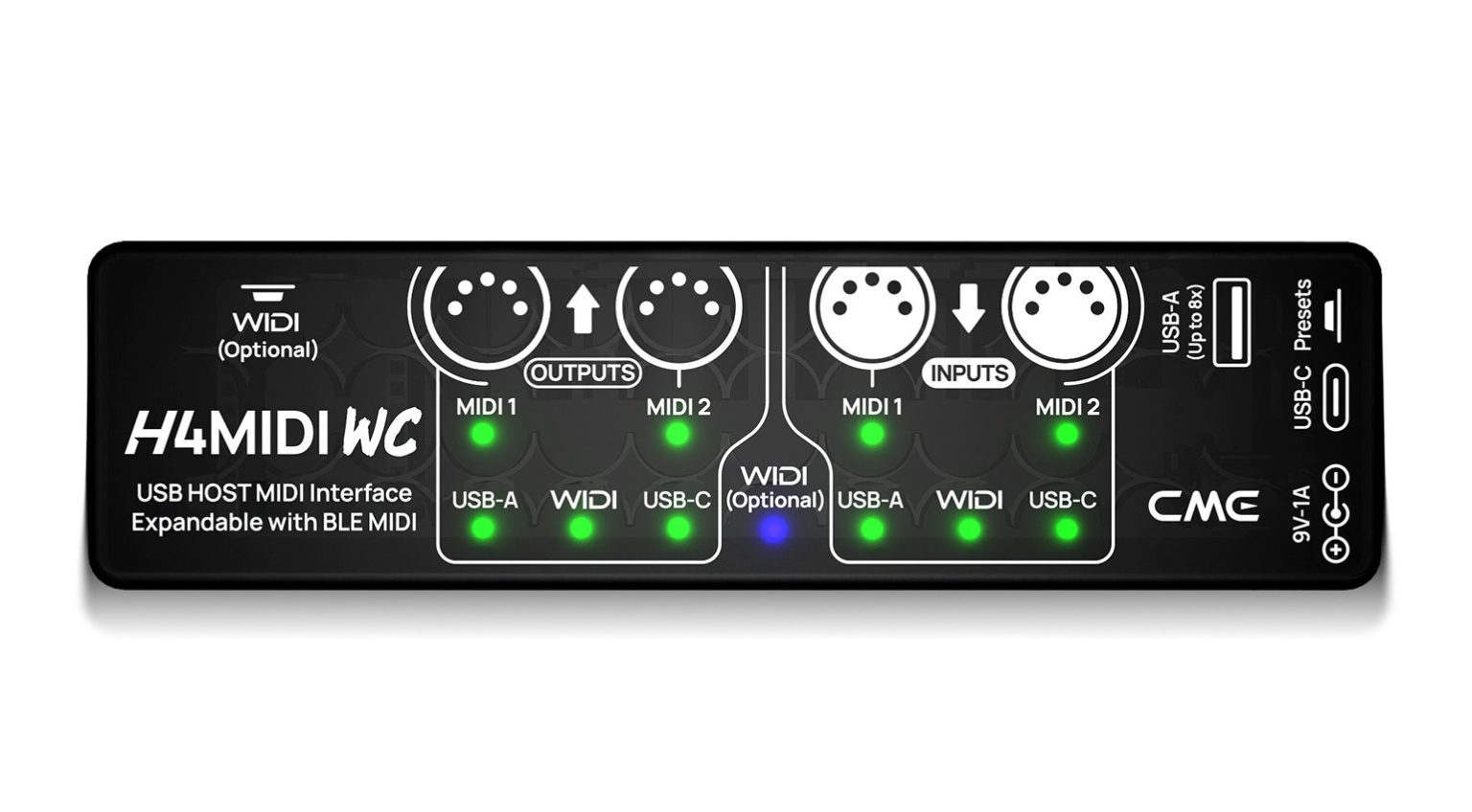 CME H4MIDI WC and U4MIDI WC MIDI Interfaces For Studio or Standalone ...
