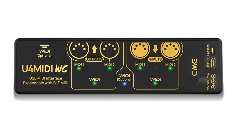 CME H4MIDI WC and U4MIDI WC MIDI Interfaces For Studio or Standalone ...