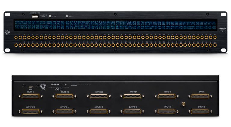 Meet the new Black Lion Audio PBR LIT Patchbays with LED Displays - gearnews.com