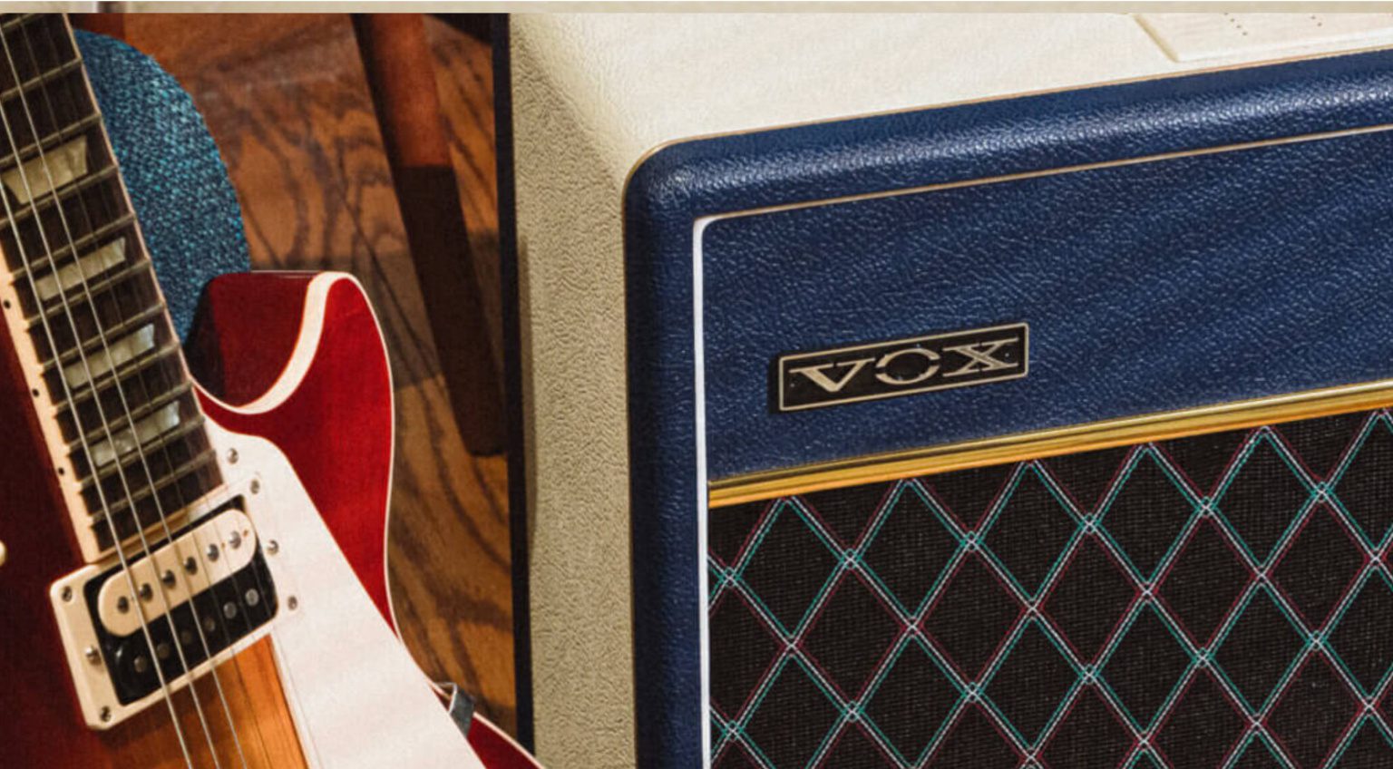 Vox AC30 Limited Edition: Blue and Cream, still All-tube - gearnews.com