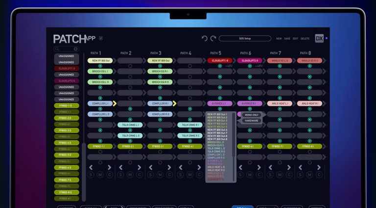 The Flock Audio PATCH LV Brings Digital Patching to the Live Environment
