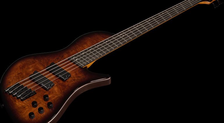 Harley Benton MSB-5: Multiscale, 5-String-Bass with Humbuckers - gearnews.com