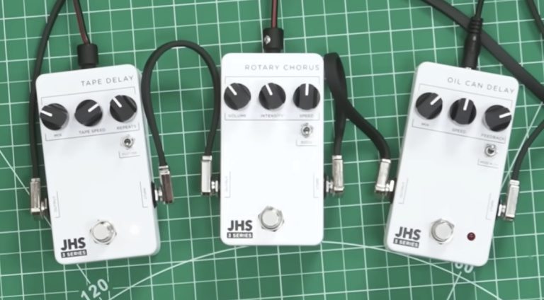 JHS Pedals 3 Series Expands with Rotary Chorus, Tape Delay, and Oil Can ...
