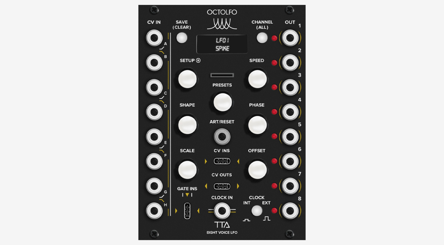 Tiptop Audio ART: New Polyphonic Modules Announced – OctoLFO and Multipass