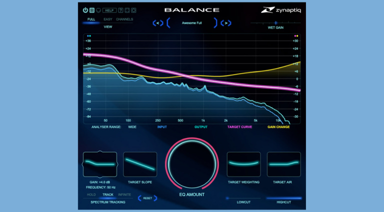 Zynaptiq BALANCE: A Versatile New Adaptive EQ Plugin - gearnews.com