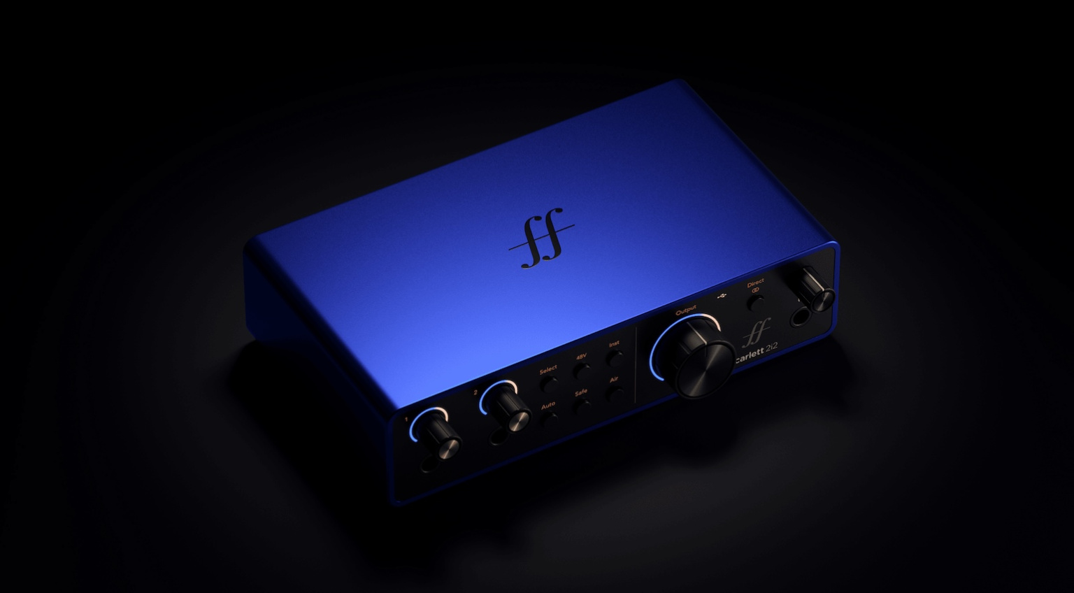 Get the Focusrite Scarlett 2i2 Anniversary Edition in ISA Blue ...