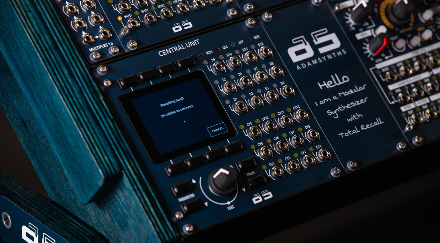 Adamsynths Warthog Modular Synthesizer With Total Recall Now Available - gearnews.com