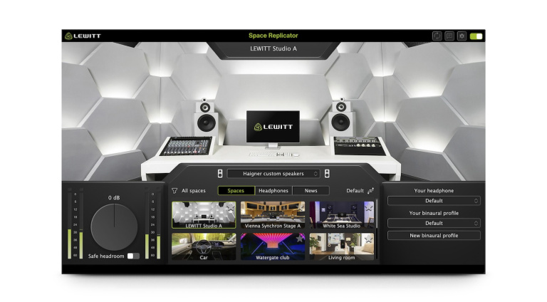 LEWITT Space Replicator Update: New Headphone Profiles and Virtual Spaces - gearnews.com