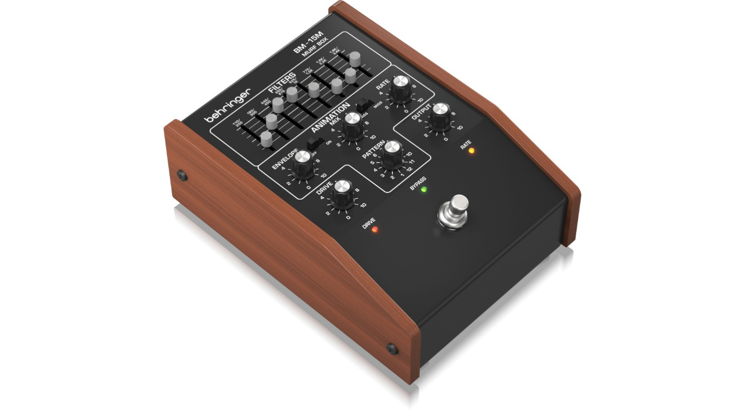 Behringer BM-15M-MURF-BOX: A Moogerfooger Filter Pedal Clone With Depth