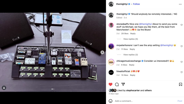 Guitar Journal: Noel Gallagher Rig, Helix Stadium Tones & More ...