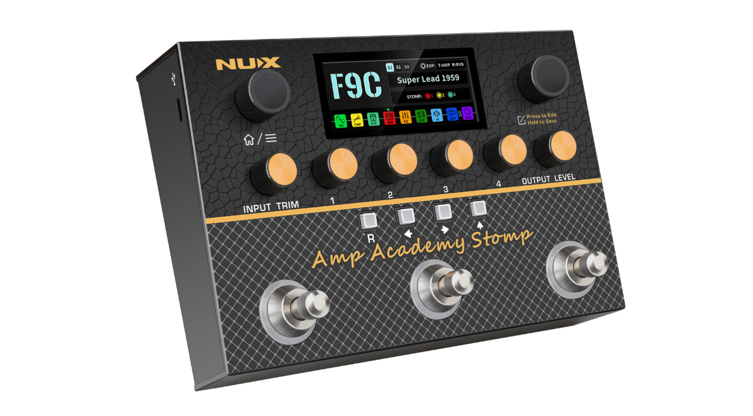 Nux Amp Academy Stomp: 4K Physical Modeling with Legendary Amp Models ...