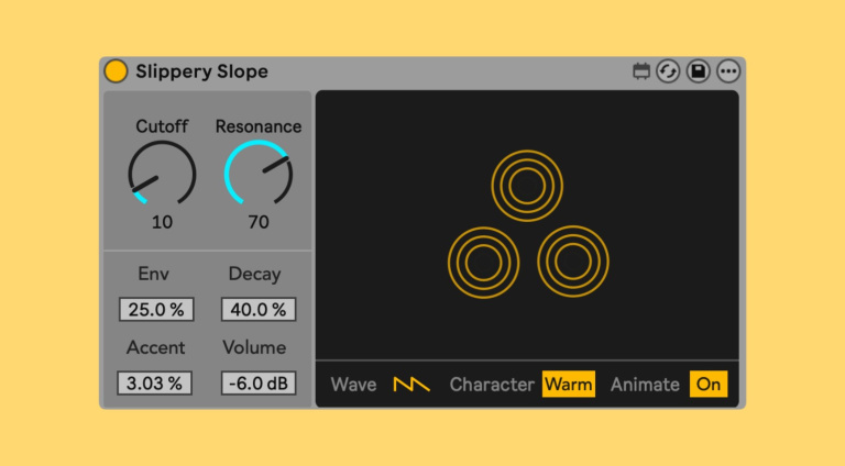 Iftah Slippery Slope: This M4L Synth Brings the Sound of Acid Back to Ableton Live - For Free!