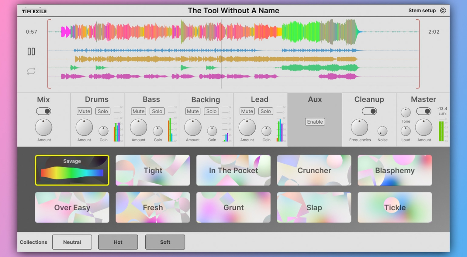 Tim Exile The Tool Without A Name: A One-click Mixing and Mastering ...