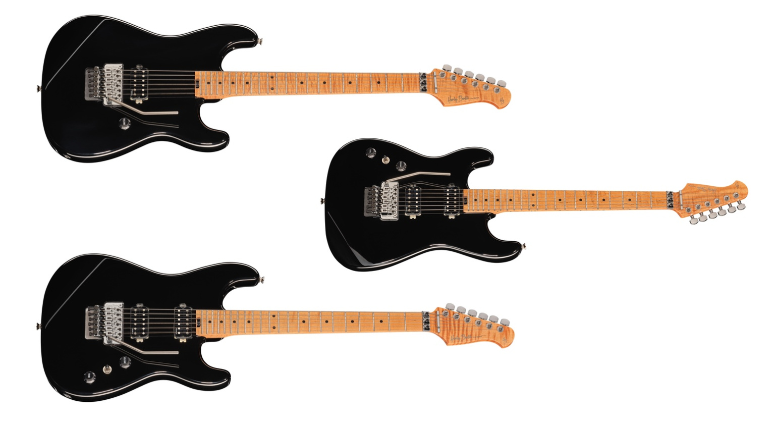 Harley Benton ST-80FR: 80s Shred, Back in Black! - gearnews.com