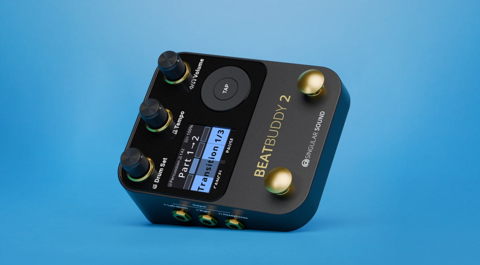 Singular Sound BeatBuddy 2 with SuperSwitch: An Eager Drummer at Your Feet!