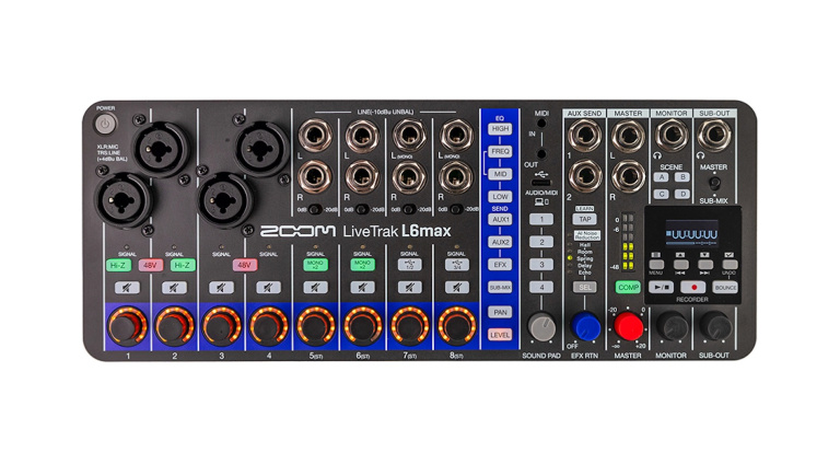 Zoom LiveTrak L6max: This Portable Mixer is Hard to Beat - Now ...