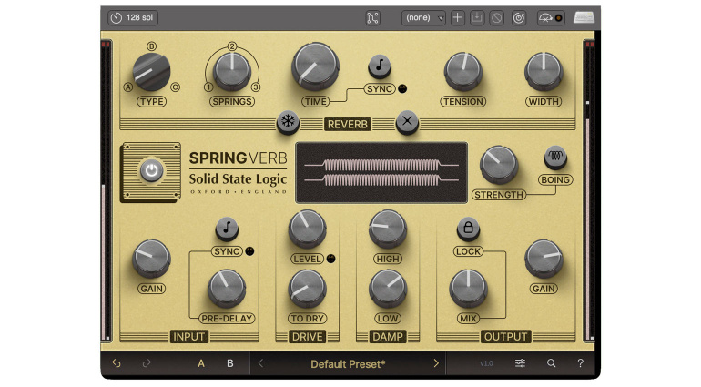 SSL SpringVerb: Vintage-style Spring Reverb with Modern Controls ...