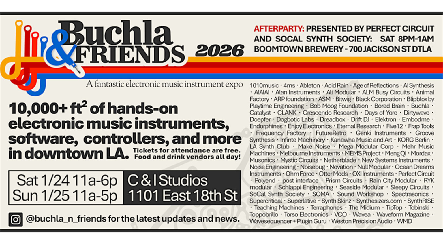 Buchla and Friends 2026: Everything You Need to Know About the Synth ...
