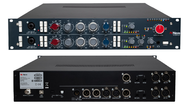 Neve 1073DPX-D: Two of the Famous Inductor Channel Strips in One ...