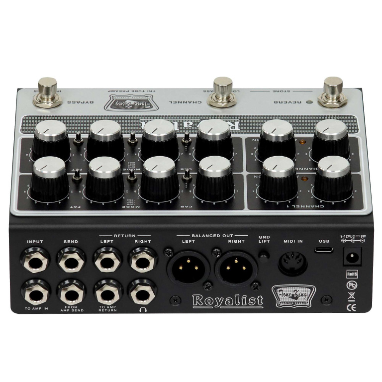 Tone King Royalist Tube Preamp: 3 British Amp Voices