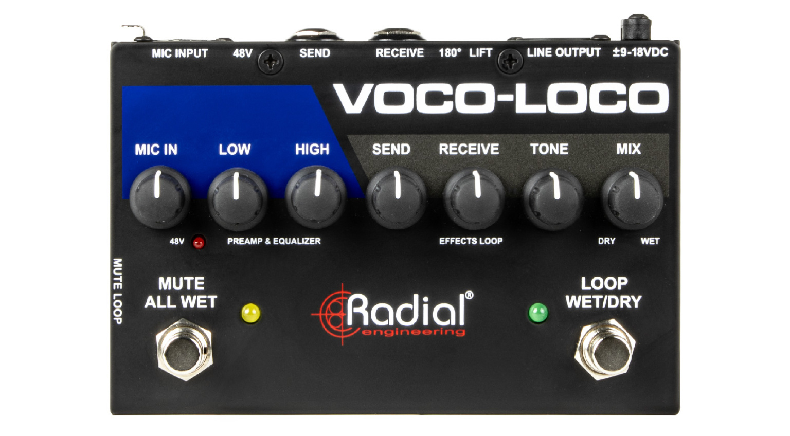 Radial Voco-Loco Mk2: An Update for the Preamp and FX Loop Pedal ...